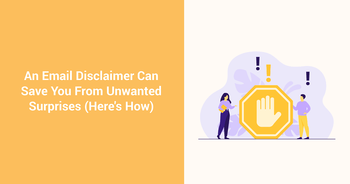 Email Disclaimer: Template, Examples & Rules