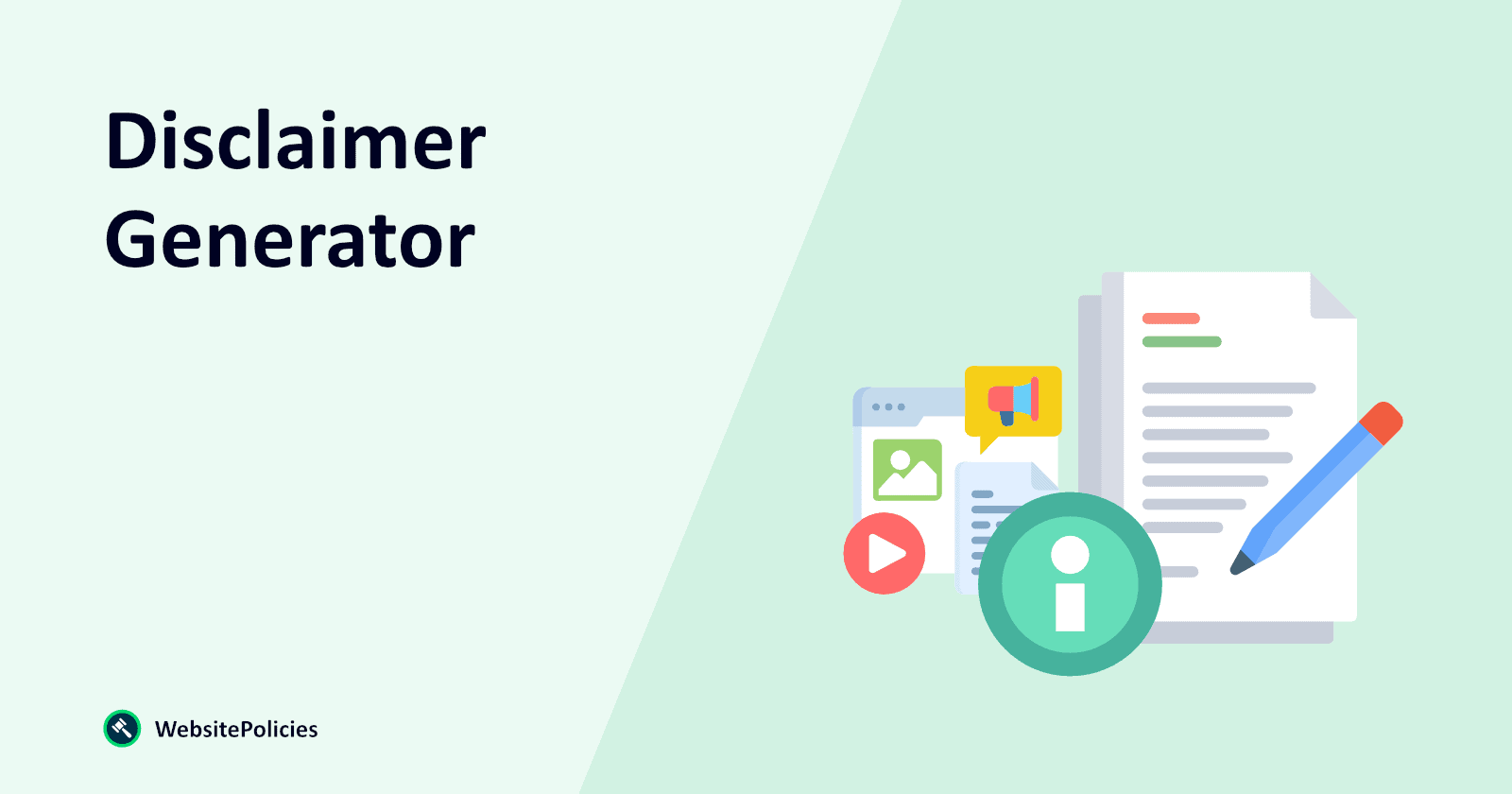 Free Legal Disclaimer Page Generator [Better Than Template]