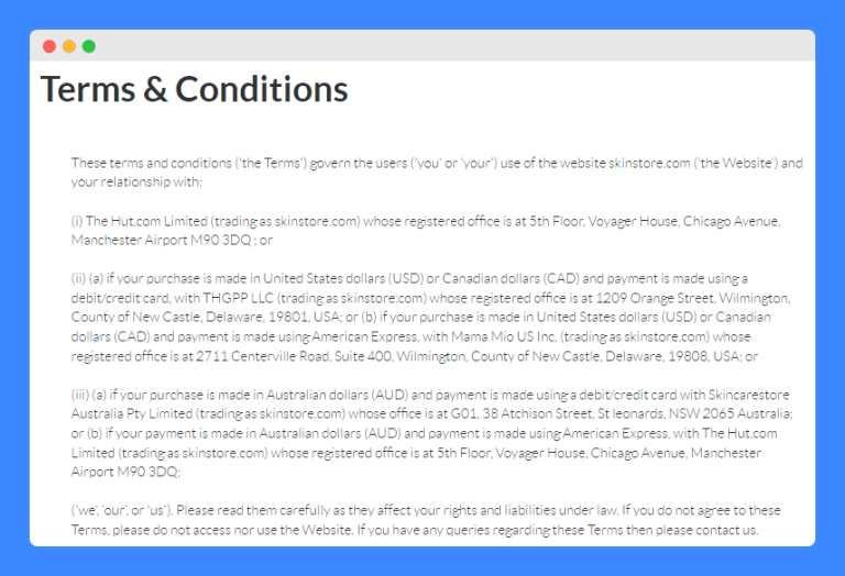 Free Terms & Conditions Template & Examples [PDF+DOC]