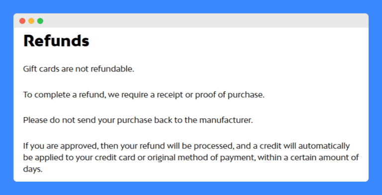 What is a Return & Refund Policy and What to Include in It?