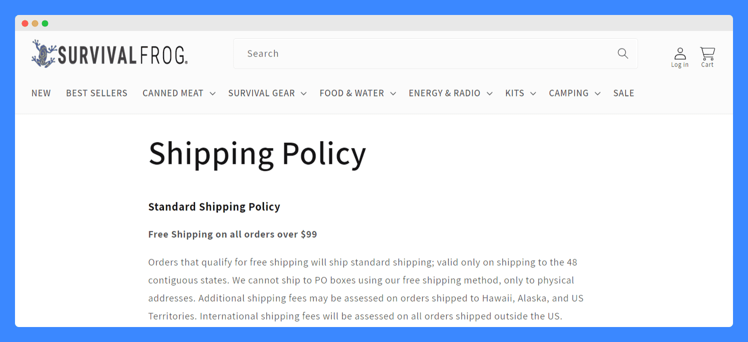 Free Shipping Policy Template & Examples [PDF+DOC]