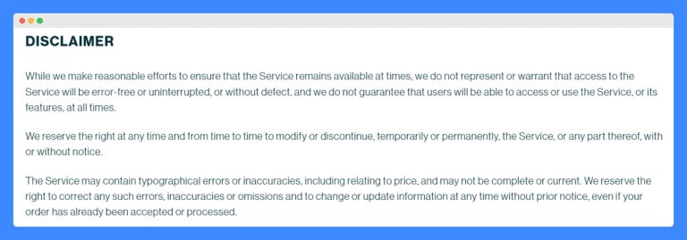 Product Disclaimer: Free Template, Examples, Key Elements