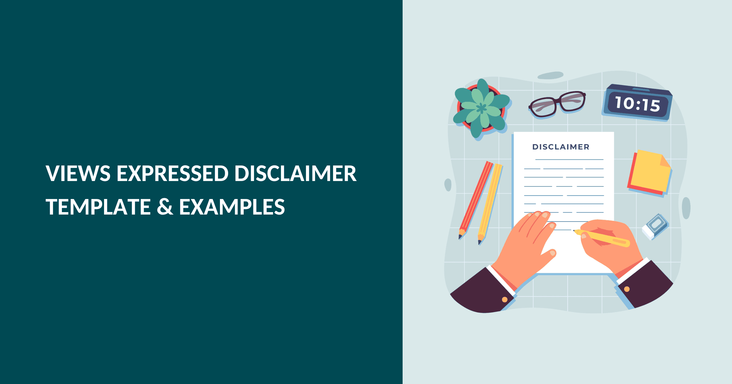 Views Expressed Disclaimer: Free Template & Examples