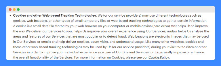 Privacy Policy Cookies Clause: Separate vs Combined